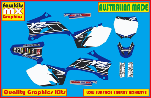 YAMAHA YZF 250-YZF 450 FULL RETRO SERIES MX GRAPHICS KIT STICKER KIT ...