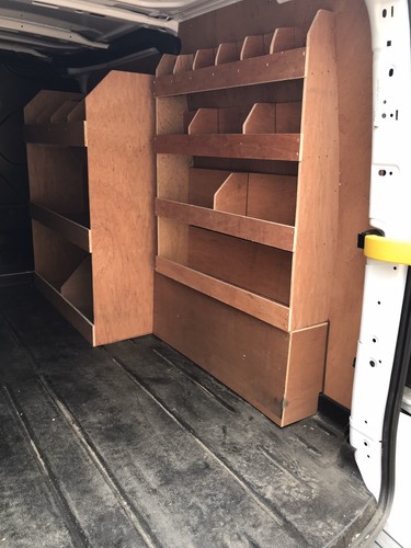 Assembled Ford Transit Custom Van Racking Ply Lining Shelving Swb | eBay UK