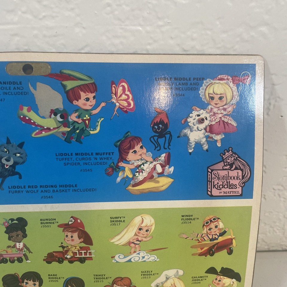Vintage 1966 Mattel Liddle Kiddles Windy Fliddle #3514 On Card NIB ...
