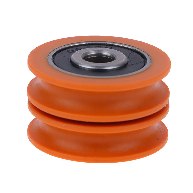 1 Pcs U Shaped Groove Wheel Bearing Pulley Rolling Wheel Concave Guide ...