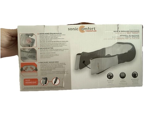 SONIC COMFORT THERAPLUS Neck & Shoulder Massager + Heat Therapy. with ...