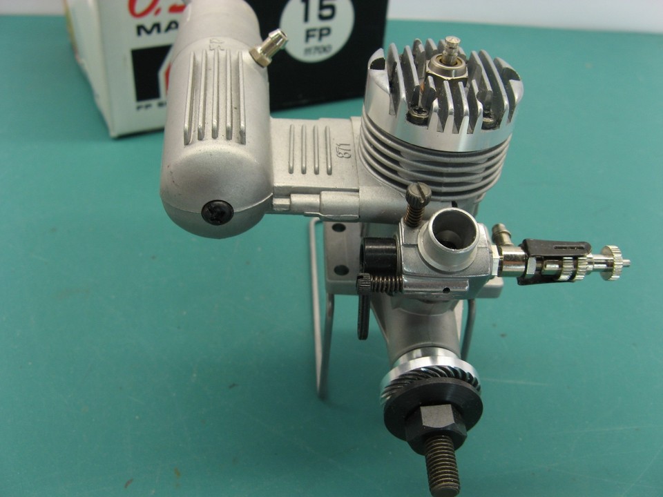 OS MAX .15 FP RC Airplane Engine w/Muffler Very Nice | eBay