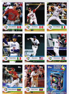 2009 '09 USA Topps World Baseball Classic uncut sheet Derek Jeter NY ...