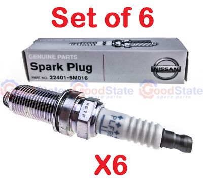 Genuine NISSAN 350Z Z33 VQ35DE Spark Plug Set of 6 | eBay Australia