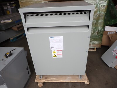NEW EATON 75 KVA Transformer 480 to 208 Delta V48M29T7516CU 3 Phase ...