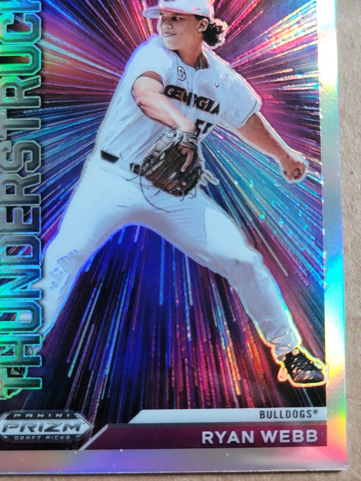 Ryan Webb 2021 Panini Prizm Draft Picks Thunderstruck Baseball Card TS ...
