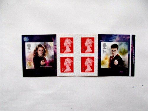 GREAT BRITAIN: 2018 PM64 Harry Potter 6x1st Bar coded S/adhesive U/M ...