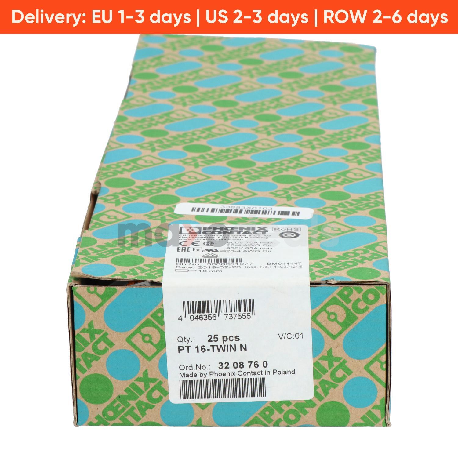 Phoenix Contact 3208760 Connection Terminal New NFP Sealed (25pcs) | eBay