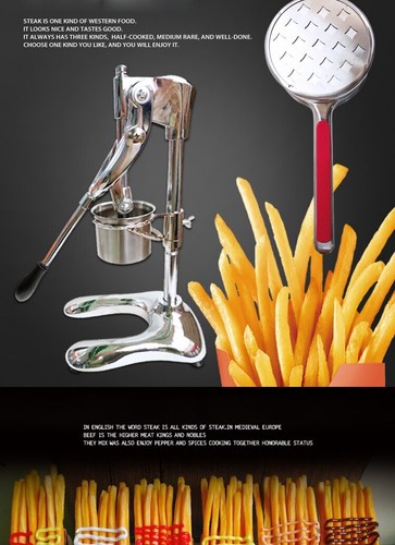 30CM Long Potato Strip Extruder Mashed Potatoes French Fries Maker ...