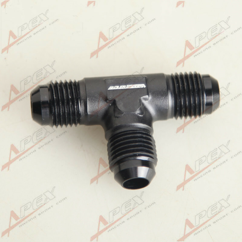USA -6AN AN6 6AN AN-6 Male Flare Union Tee T-piece Fitting Adapter ...