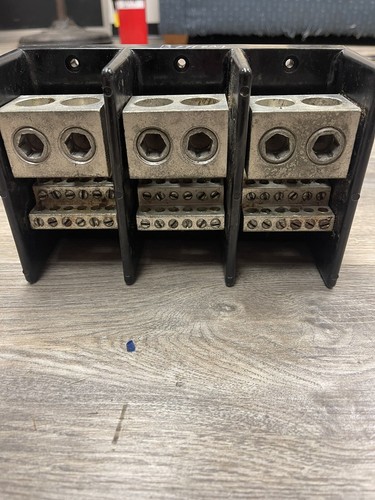 3 Pole 500 MCM Power Distribution Block 760 Amp Rating PB7123 | eBay