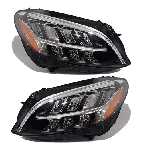2018-2021 Mercedes-Benz W205 LED Multi-beam Headlamp L&R US Car Light ...
