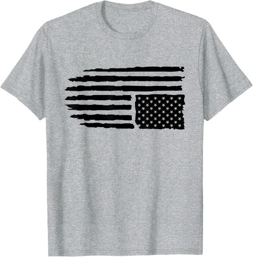 Upside Down American Flag Distressed In Distress Pro Trump T-Shirt ...