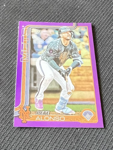 2025 Topps Series 2 #550 Pete Alonso Purple Parallel 107/250 NY Mets | eBay