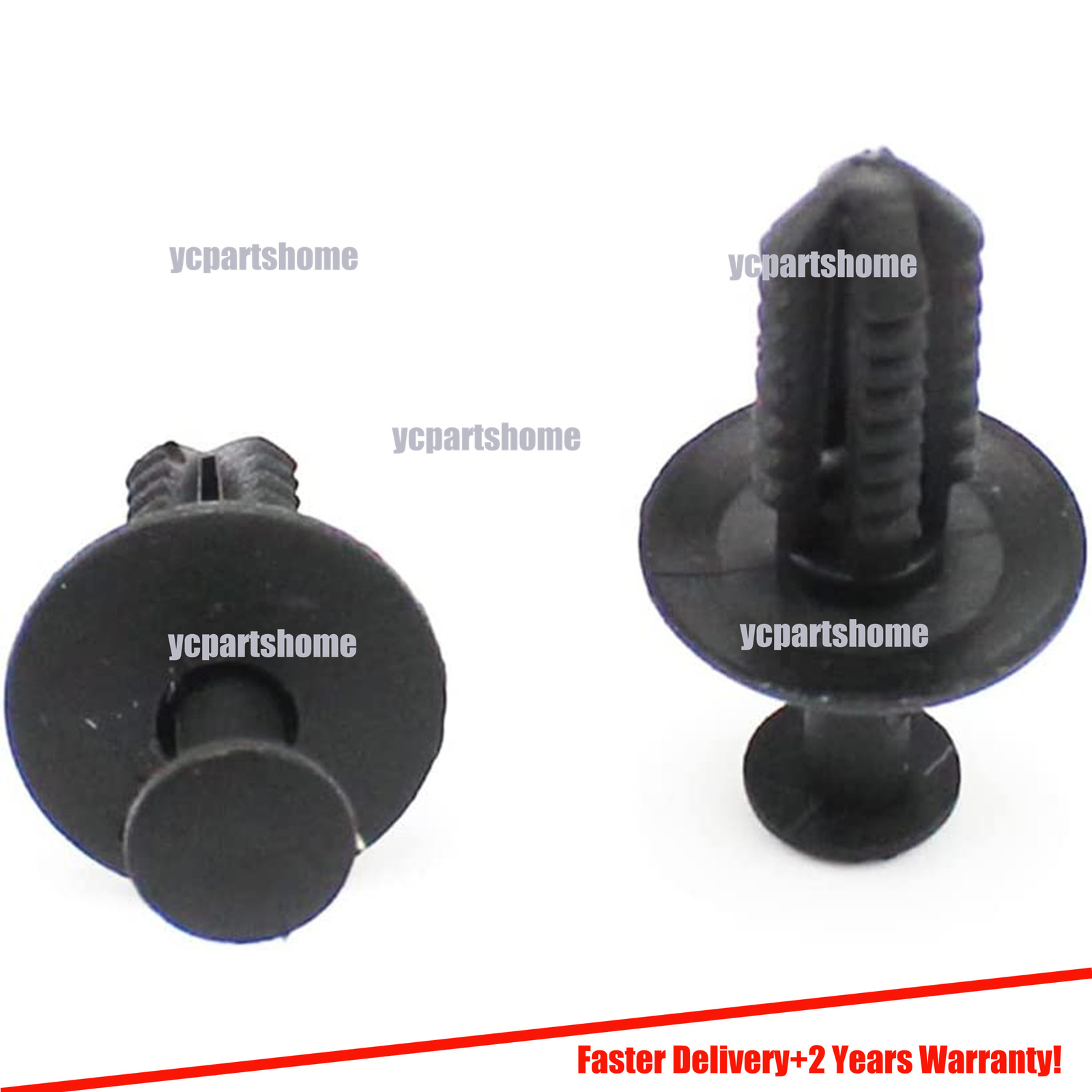 100 Pcs Fender Liner Rivet Push Type Clips Retainer For Mercedes Benz ...