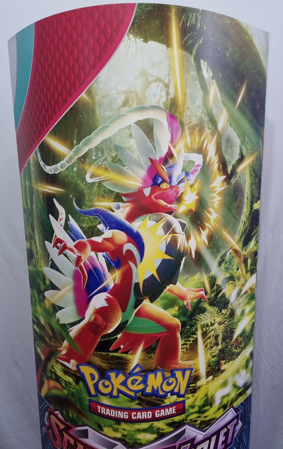 Official Pokemon Scarlet & Violet TCG Promotional Totem Display Standee ...