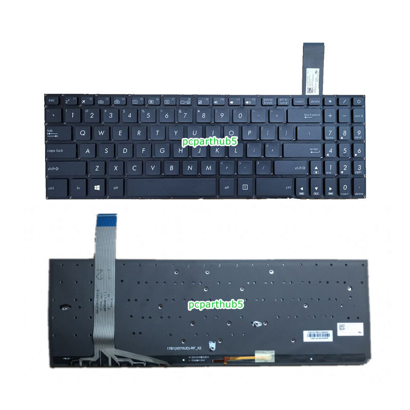New Asus K570U K570UD K570Z K570ZD X570U X570UD X570Z X570ZD Keyboard ...