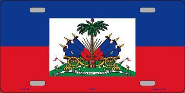 Haiti Flag Metal Novelty License Plate Tag LP2156 | eBay