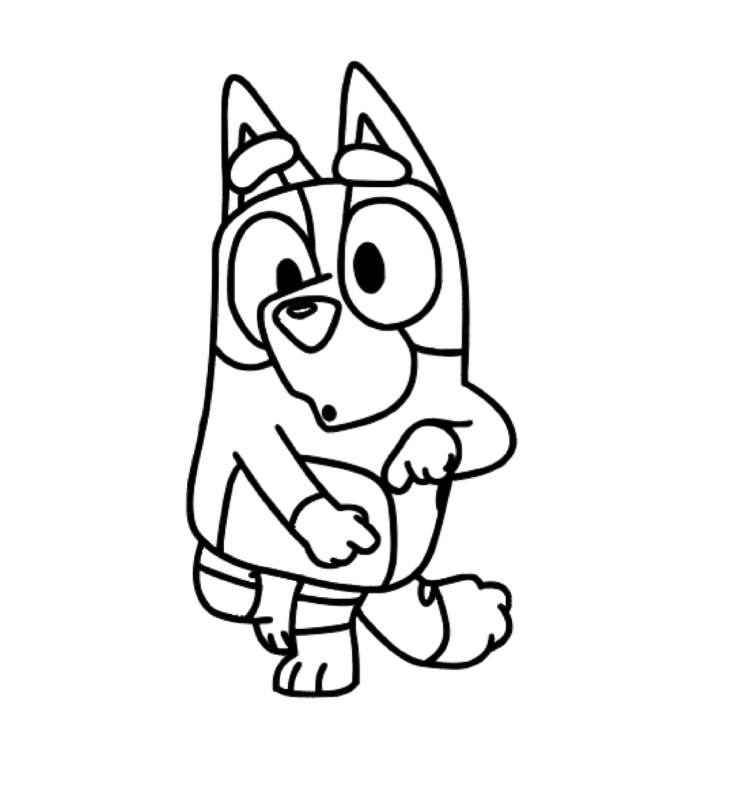 CARTOON KIDS BLUEY BINGO FUNNY TV SHOW IRON ON HEAT TRANSFER VINYL ...