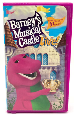 VTG Barney's Musical Castle Live! VHS Tape 2001! 45986020482 | eBay