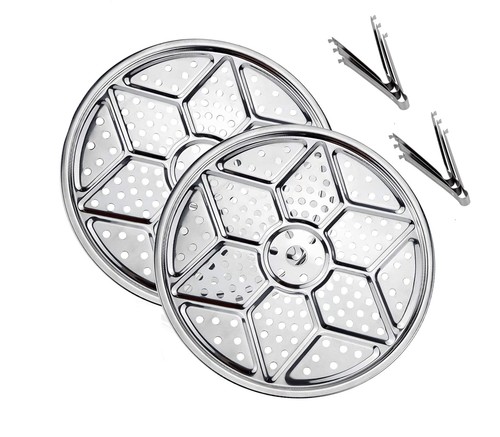 2Pack 11 Inch Pressure Cooker Canner Rack Round Streamer Rack w ...