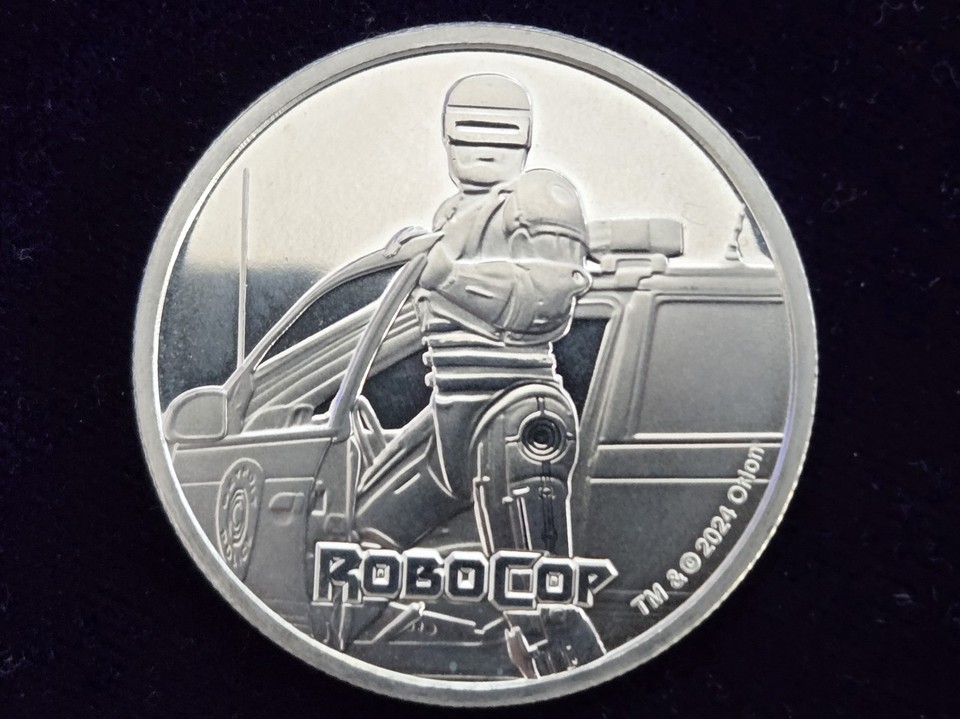 2024 Robocop Fiji 1oz Pure Silver .999 Bullion Coin in Capsule | eBay UK