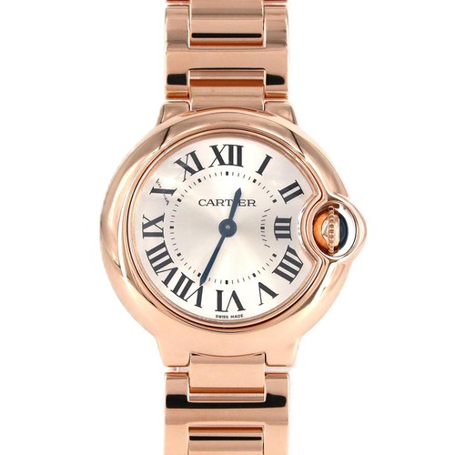 Authentic Cartier Ballon Bleu SM PG W69002Z2 PG RG Quartz #270-004-003 ...