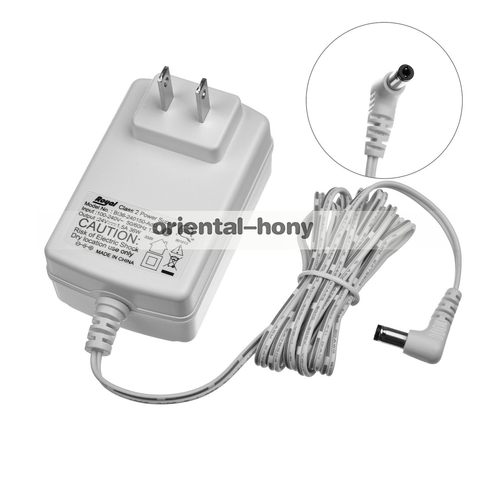 AC Adapter 24V 1.5A BI36-240150-AdU for CND LED Lamp NCL01-W36D-VACU ...