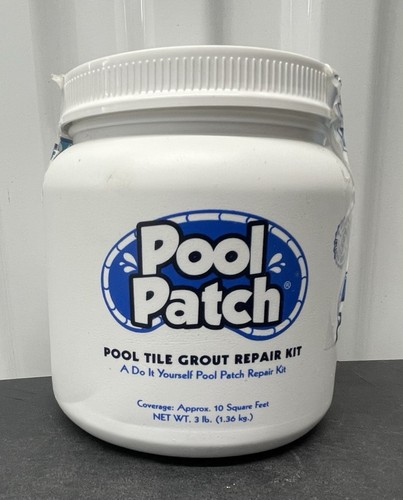 Pool Patch White Pool Tile Grout Repair Kit 3lb-Pound White | eBay