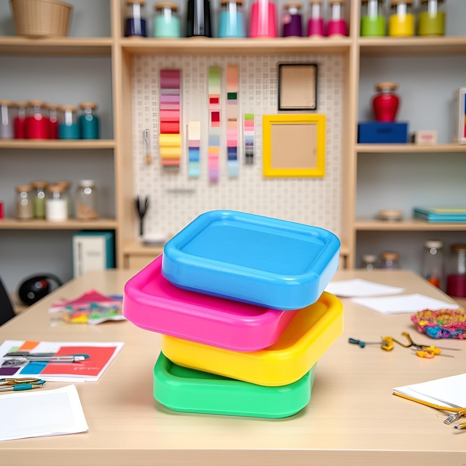 3Pcs Square Magnetic Pin Cushion,Anti-Loss Plastic Sewing Pins Holder ...