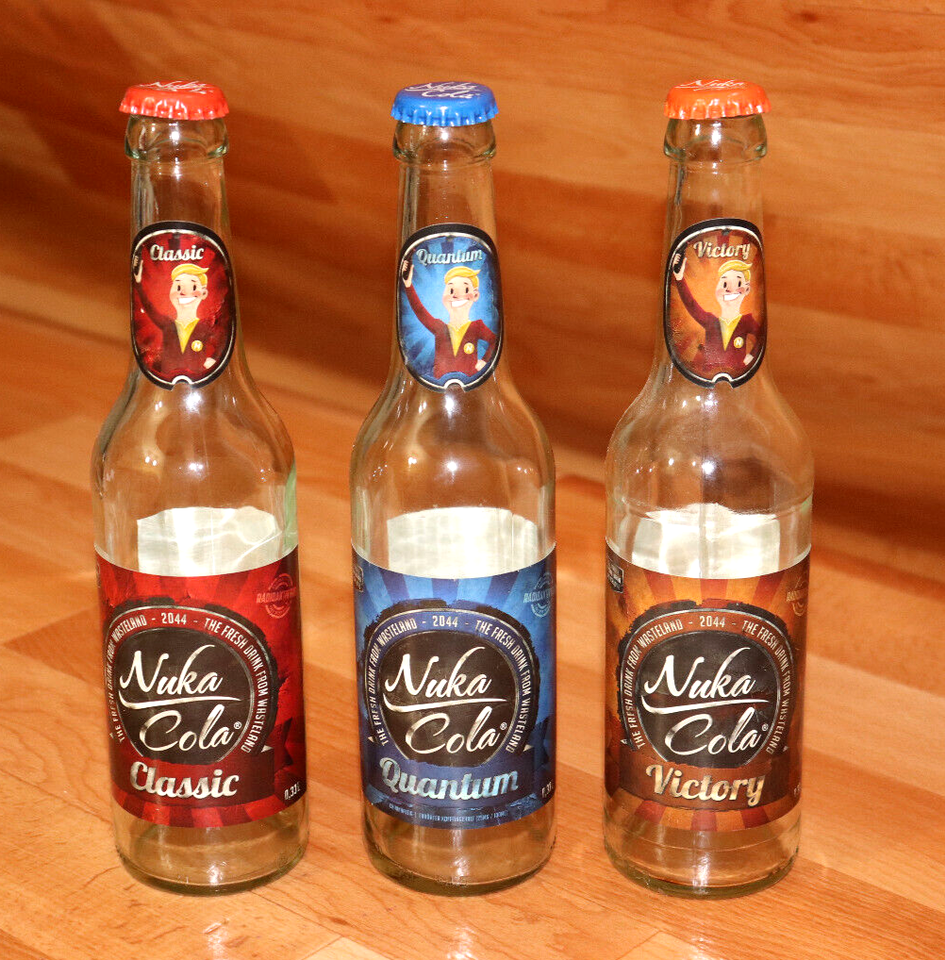 Fallout Original Nuka Cola Victory Quantum Classic Rare Bottles Set ...