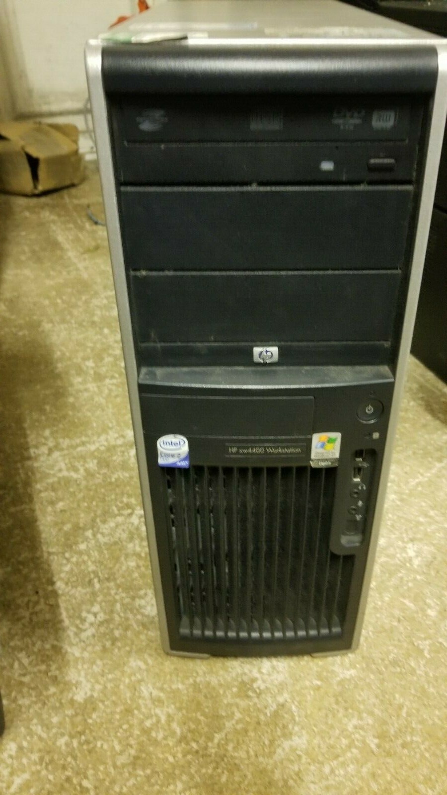 HP WORKSTATION XW4400 DESKTOP PC COMPUTER TOWER WINDOWS 10 Core2Duo ...
