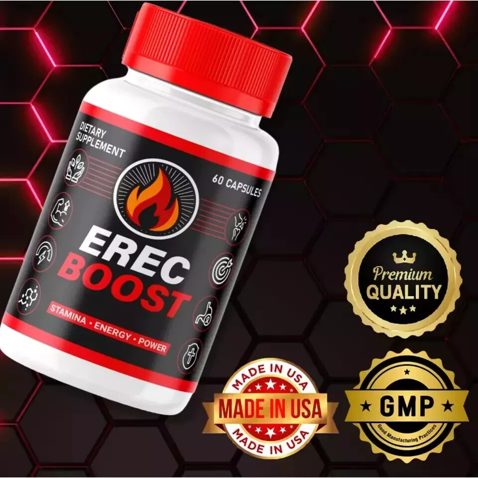 Erec Boost for Men ErecBoost Maximum Strength Supplement (60 Capsules ...