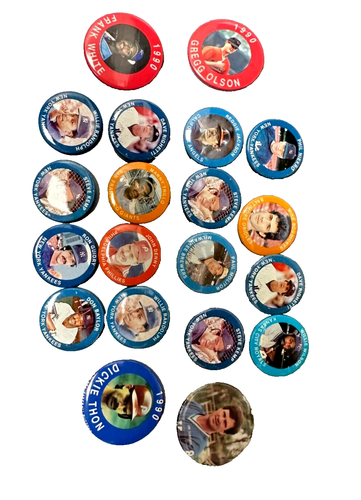 ASSORTED QUANTITY 20 MLB BUTTONS FROM THE 1990'S | eBay