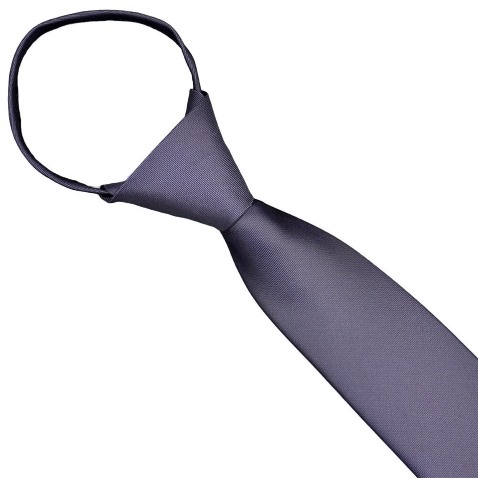 Graduation Silk Necktie Adjustable Neck Tie Mens Pretied Ties Formal ...