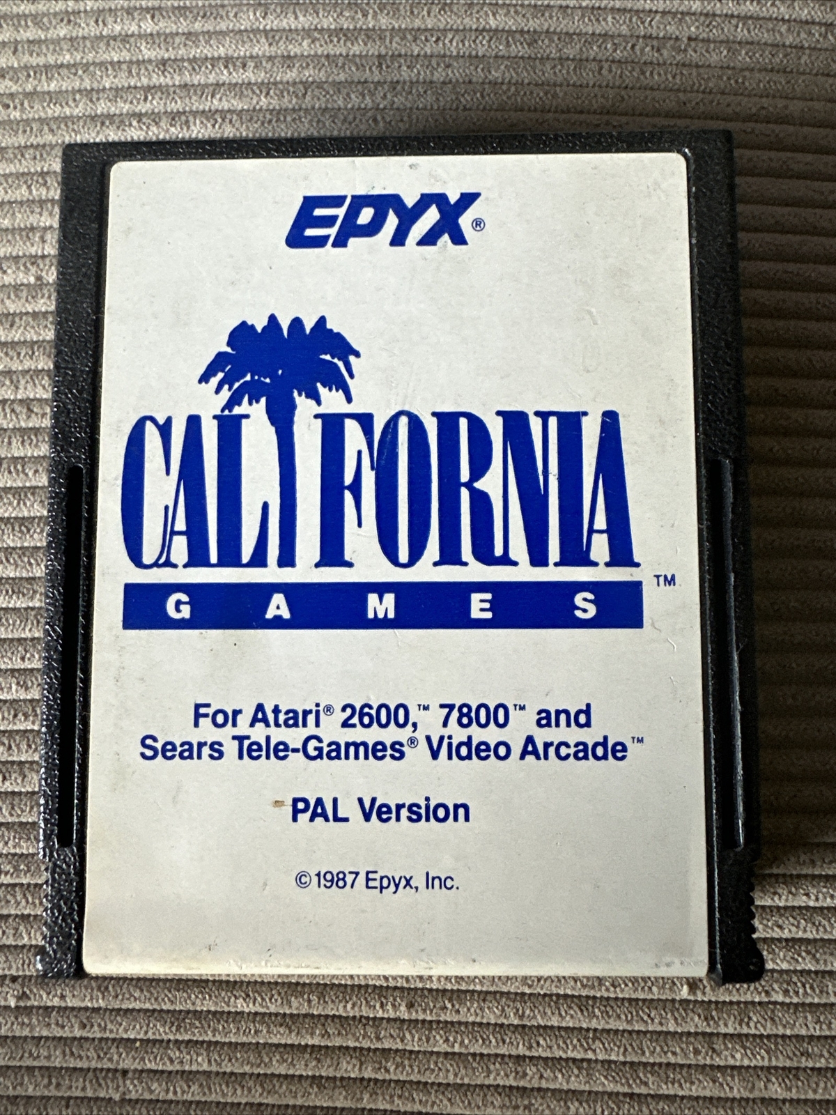 California Games Atari 2600 - Prix - Photo - Présentation