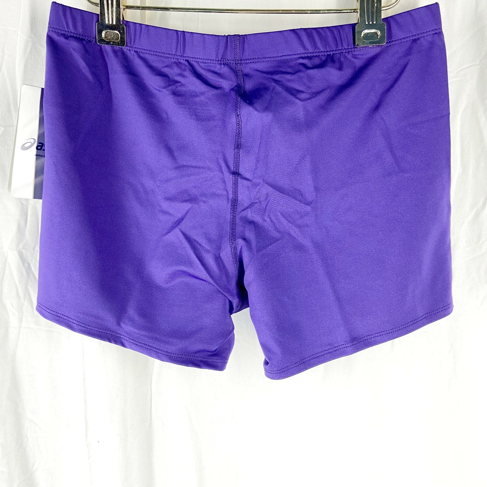 Asics Womens Purple 4" Court Volleyball Spandex Shorts Size 2XS, M, L ...