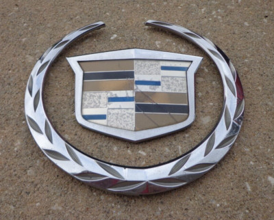 Cadillac trunk emblem badge decal logo rear CTS STS OEM Genuine ...