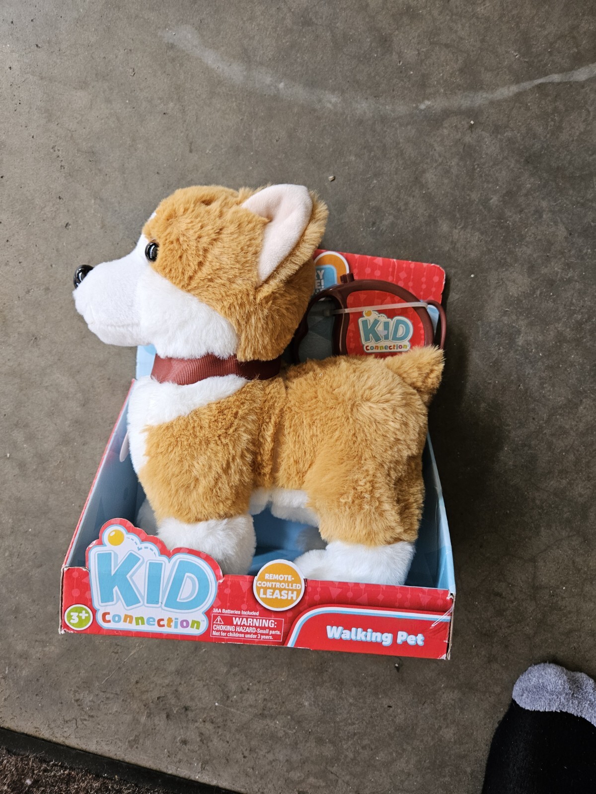 Walking Pembroke Welsh Corgi Kids Toy Toddler Sound 9" Pet Kid ...
