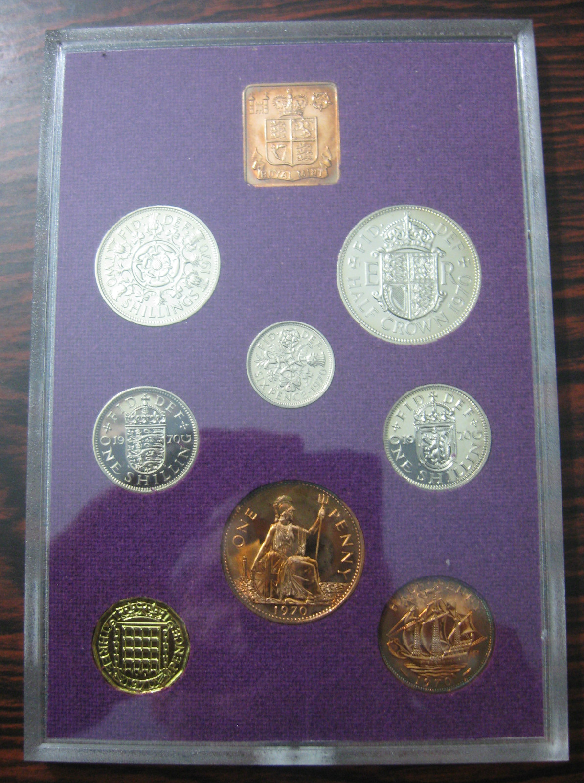 GREAT BRITAIN - 1970 PROOF SET PS26. THE LAST EXAMPLES OF PRE-DECIMAL ...