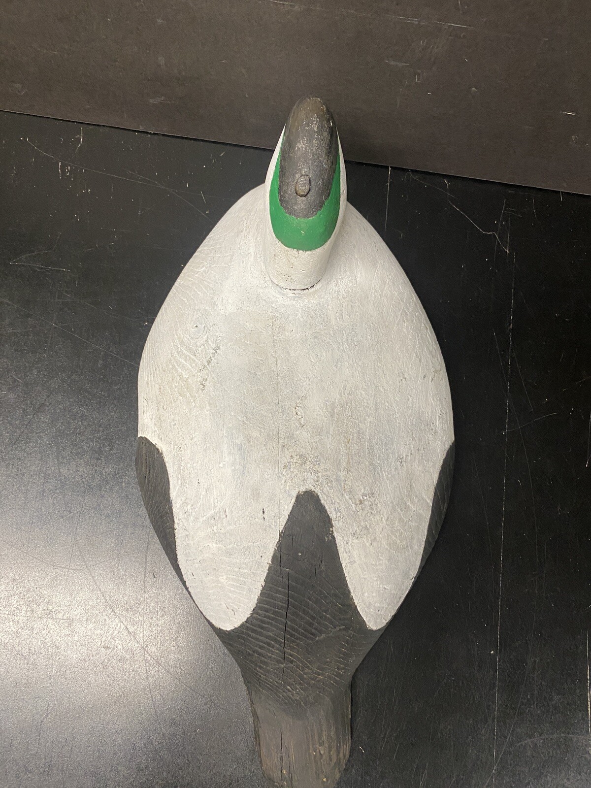 Vint Turtle Back Style Eider Duck Decoy, Plug Head, Repainted ...