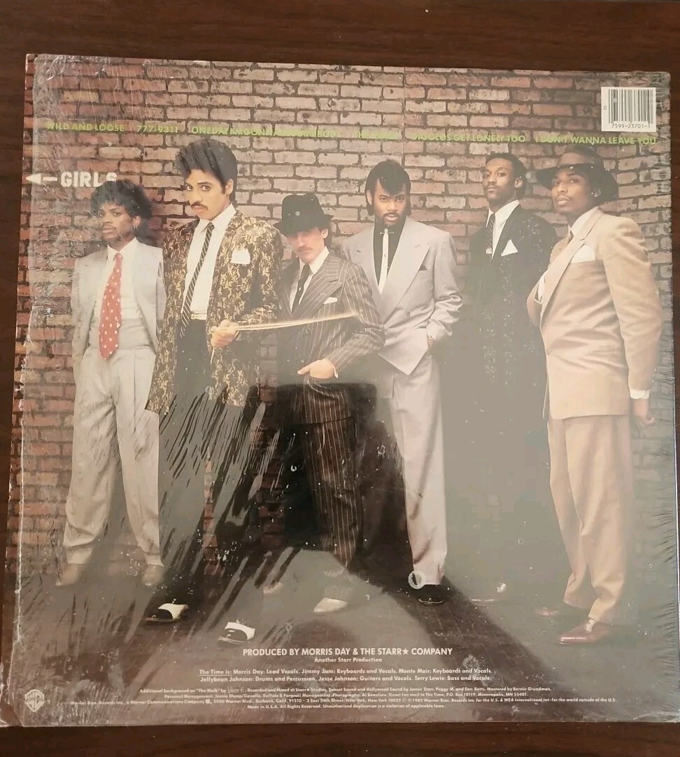 The Time What Time Is It? LP Vintage Vinyl 1982 Morris Day Prince Funk ...