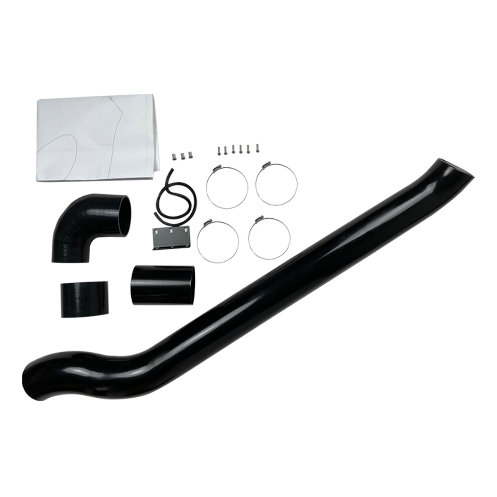 Satin Black Stainless Snorkel Air Intake 4 Inch fit Toyota Hilux N70 ...