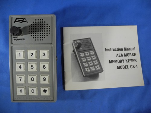 RARE AEA CK-1 Memory Keyer w/orig Manual CW Ham Radio (Untested) | eBay