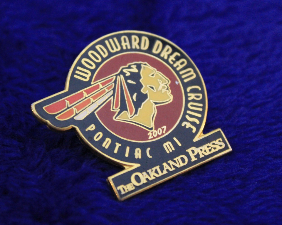 2007 Woodward Dream Cruise Hat Lapel Pin Pontiac MI Chevy Ford Mopar ...