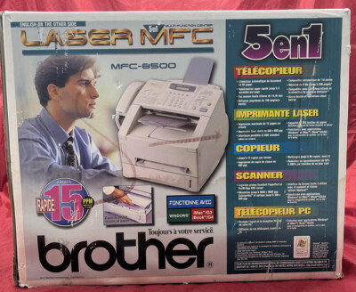 Brother MFC-8500 All-In-One Laser Printer Mulit Function Fax Monochrome ...