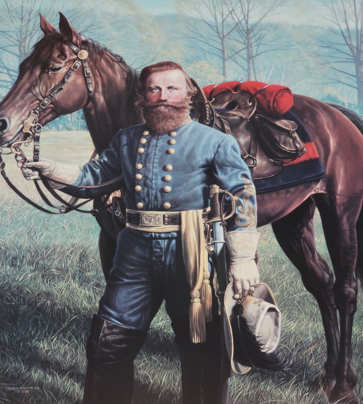 Michael Gnatek - James Ewell Brown Stuart - Civil War Print - MINT - UNFRAMED | eBay