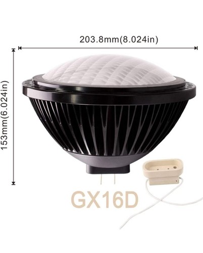 PAR64 LED Bulb 800-1000W Replacement WFL PAR64 3000K Soft White Wide ...