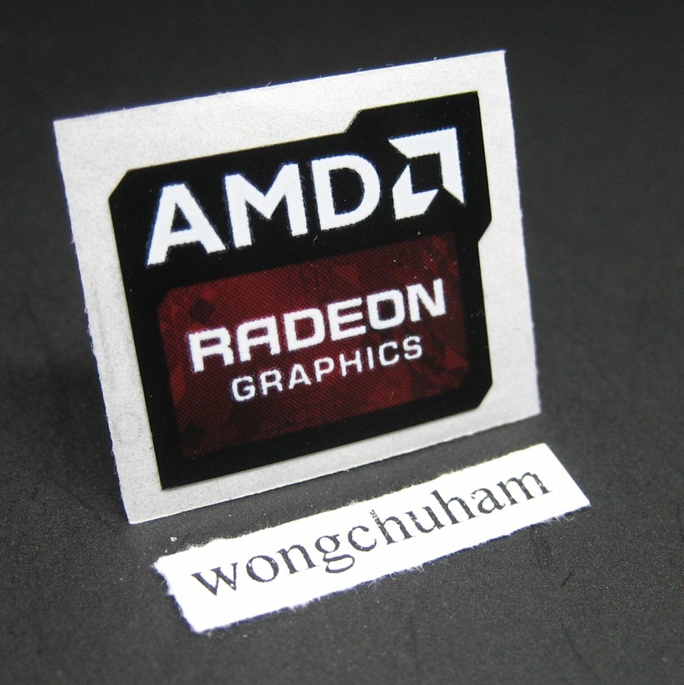 PC Notebook Sticker - AMD Radeon Graphics Sticker 17mm x 20mm ...