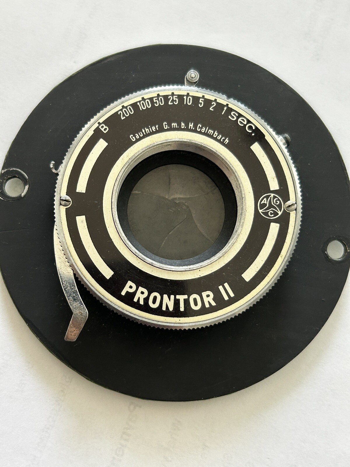 Vintage Gauthier H. Calmbach Prontor II Camera Shutter Excellent ...